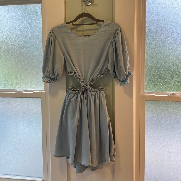 Mable | Dresses | Mable Cut Out Puff Sleeve Mini Dress | Poshmark